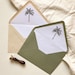 Palm Tree Printable Envelope Liner - A7 Envelope - Instant Download ...