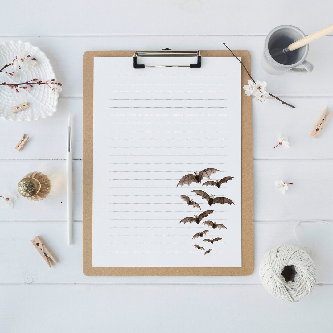 Printable Letter Writing Paper | Printable Halloween Writing Paper ...