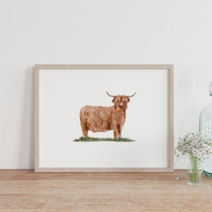 DIGITAL DOWNLOAD: Highland Cow Print Highland Cow Art - Etsy