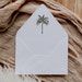 Palm Tree Printable Envelope Liner - A7 Envelope - Instant Download ...