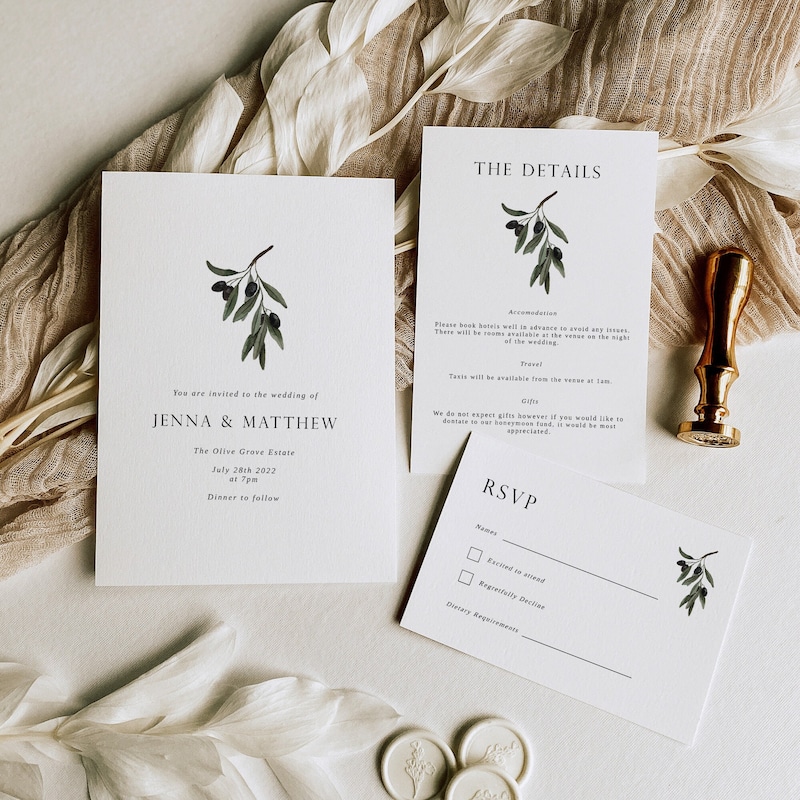 Branch Invitation - Etsy