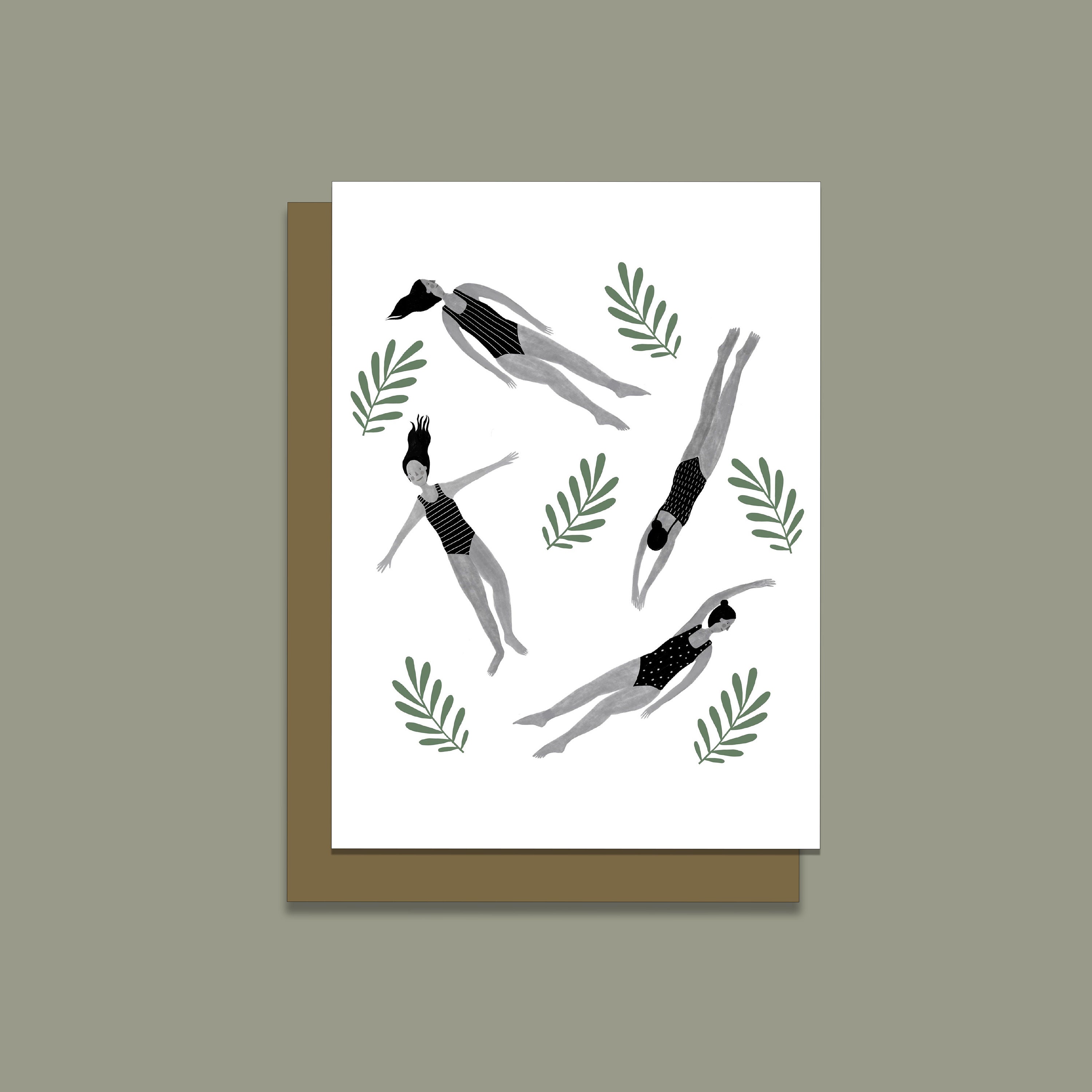 Set of Wild Swimming Cards Wild Swimming Outdoor Swimmer - Etsy UK