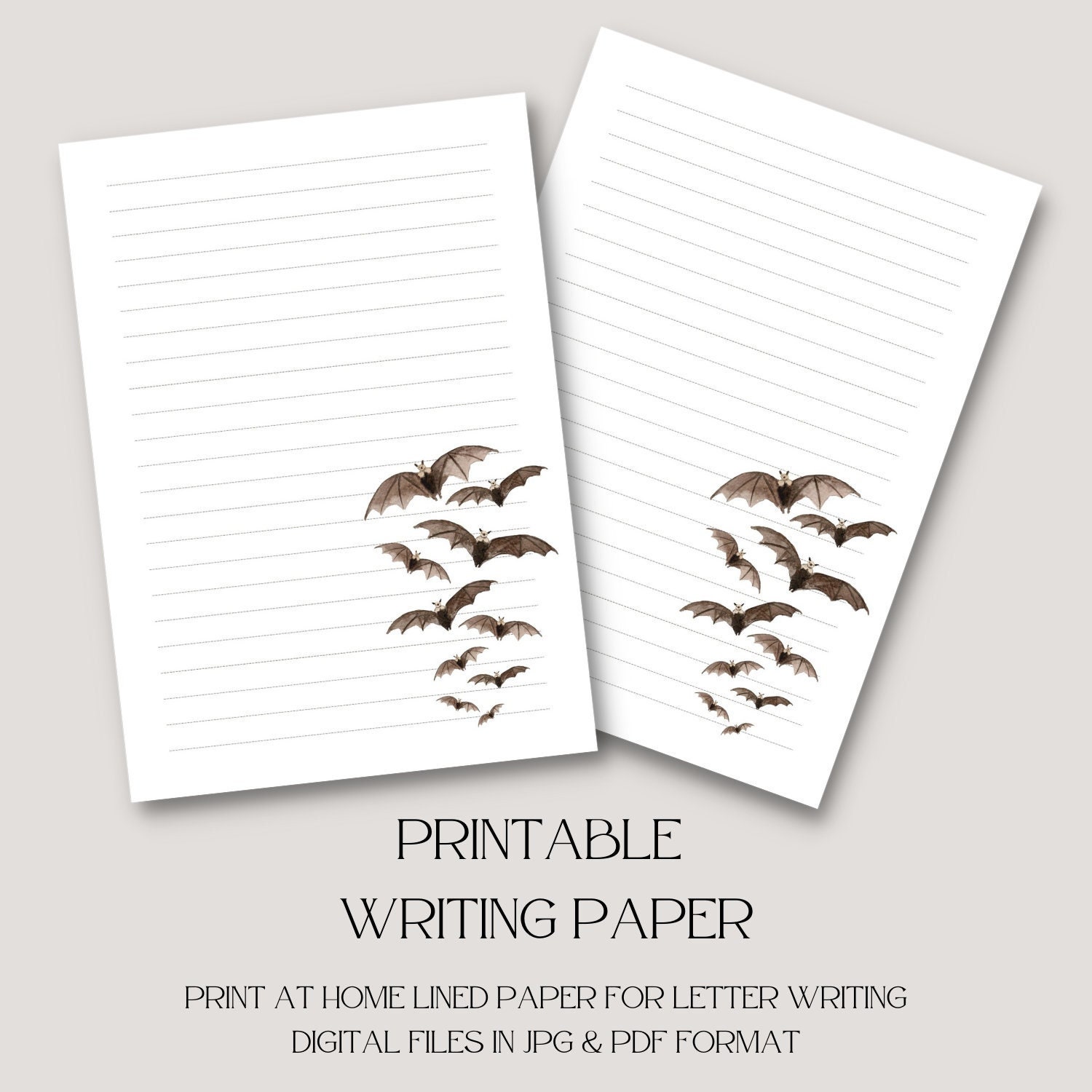 Printable Letter Writing Paper | Printable Halloween Writing Paper ...