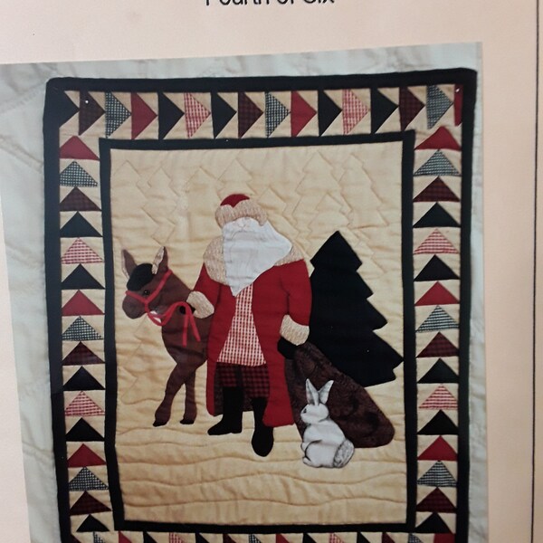 Santa Quilt Pattern - Etsy