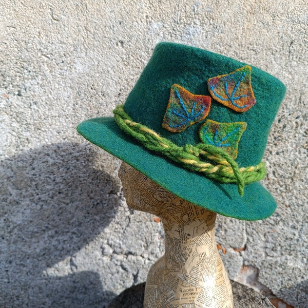 Green Top Hat - Etsy