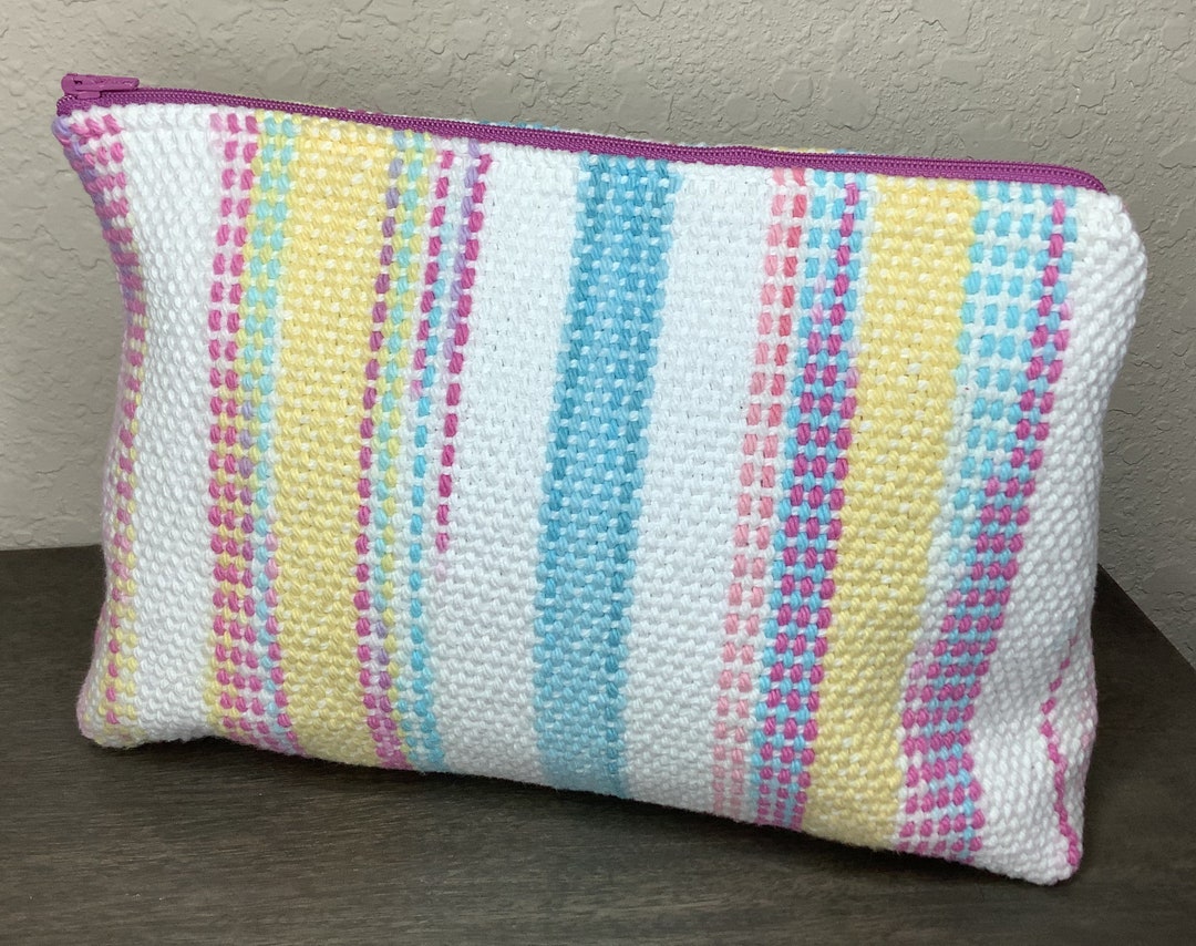 Handwoven Large Zippered Travel Bag - Etsy