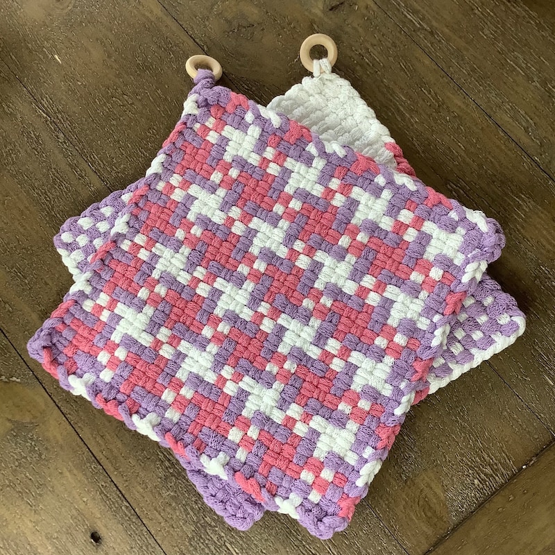 Woven Potholder - Etsy