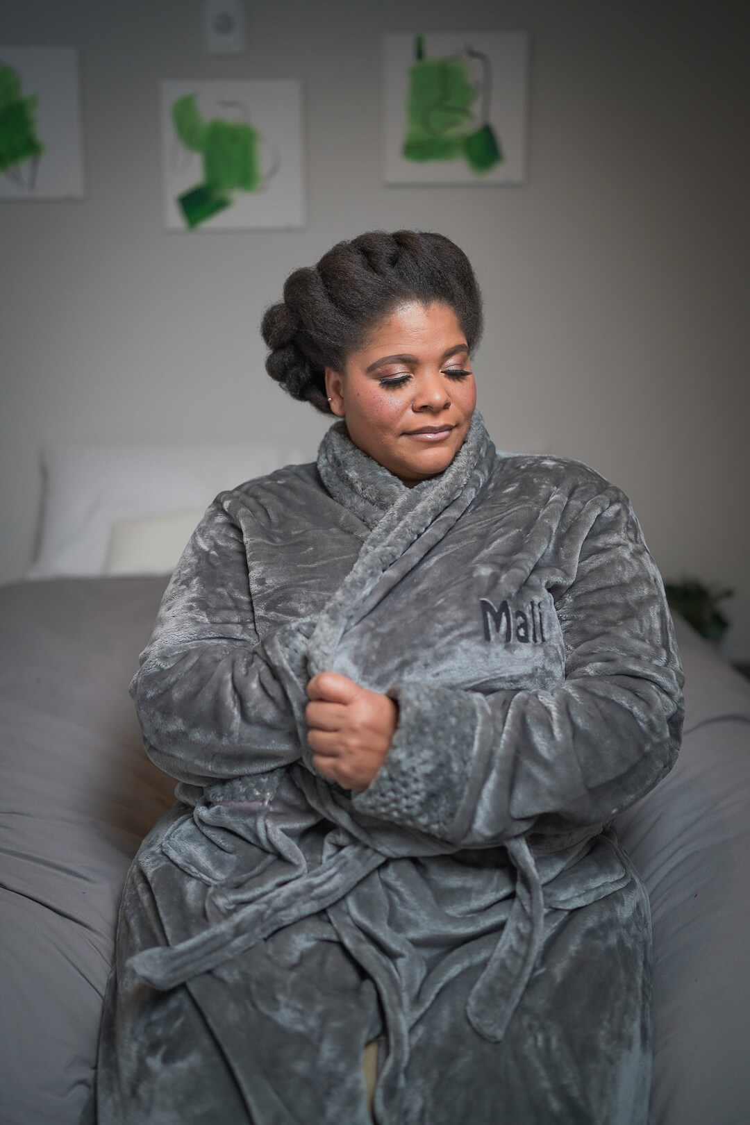 Plus Size Robe XL 2XL Pregnant Mother Robes Long Robe for - Etsy