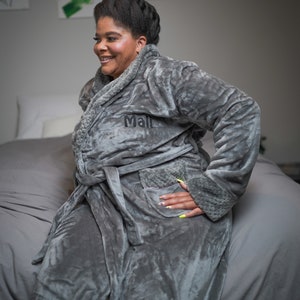 Plus Size Robe XL 2XL Pregnant Mother Robes Long Robe for - Etsy