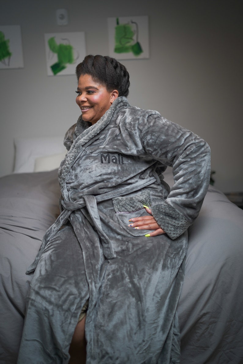 Plus Size Robe XL 2XL Pregnant Mother Robes Long Robe for - Etsy