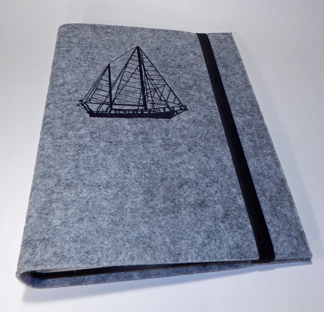 A4 Ring Binder Folder, Felt, Embroidered - Etsy UK