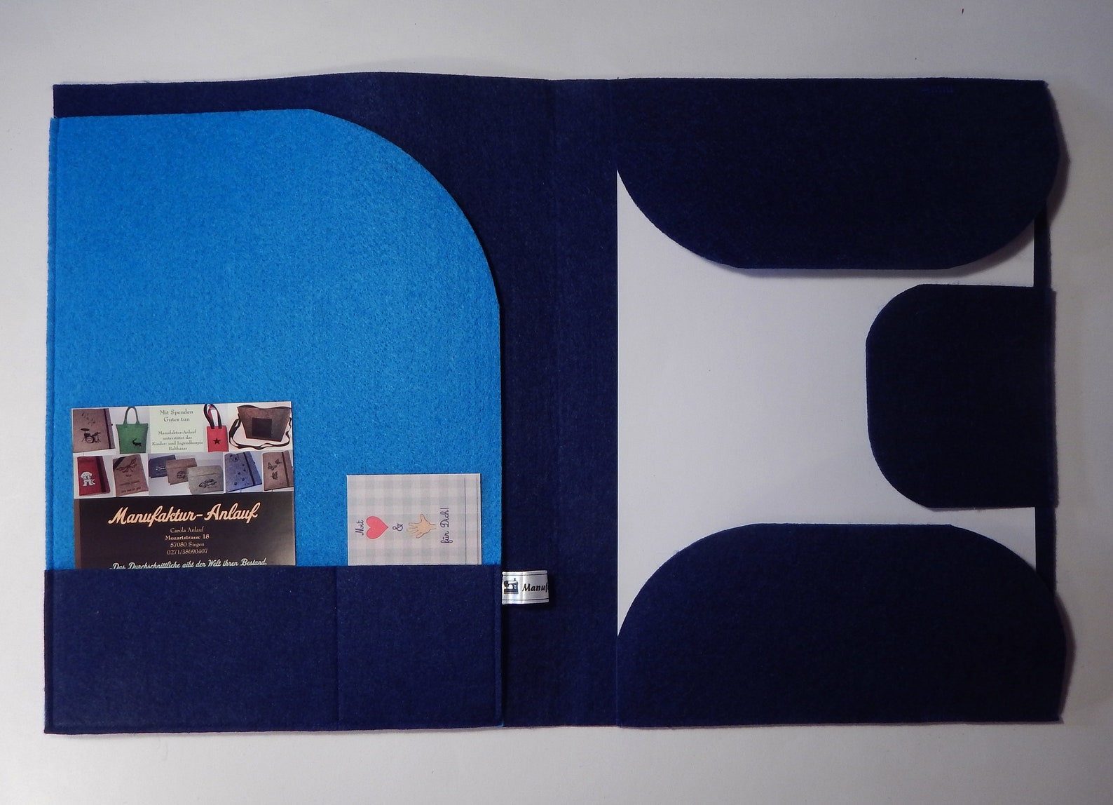 A3 Insert Folder/drawing Folder Made of Felt Embroidered - Etsy