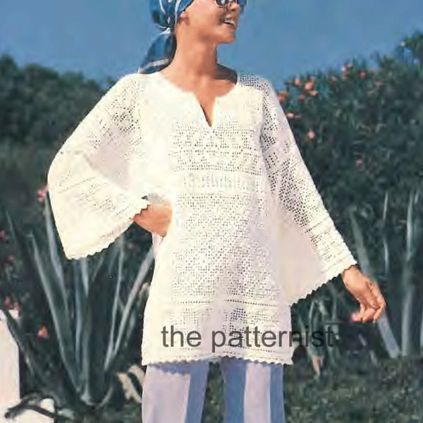 Filet Crochet Shirt - Etsy