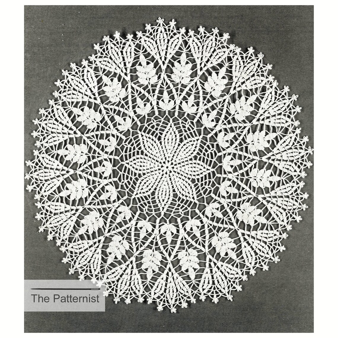 Vintage Doily Pattern Vintage Crochet Pattern for Flower & | Etsy