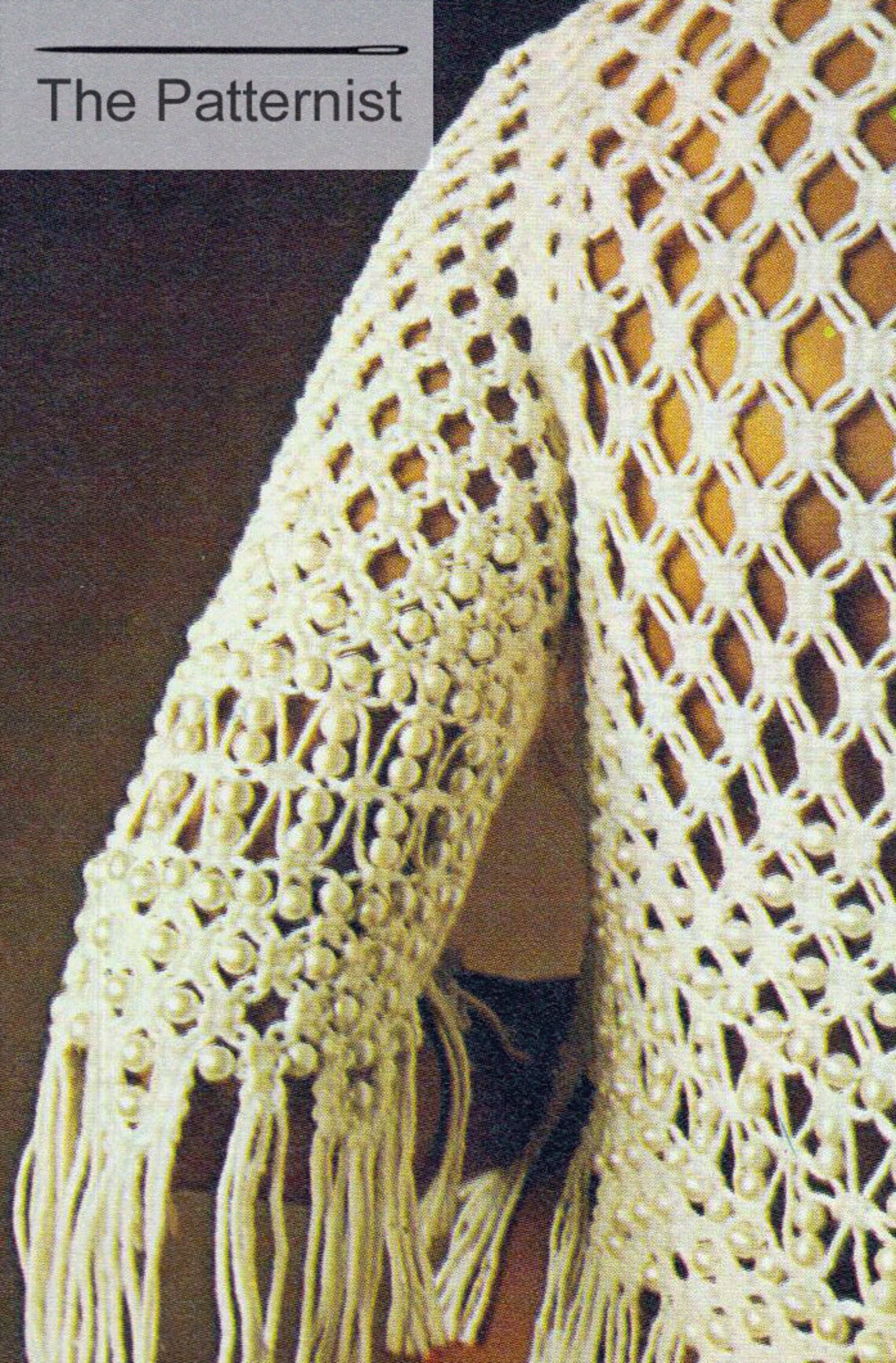 Vintage Macrame Pattern for Women's Beaded Jacket PDF - Etsy
