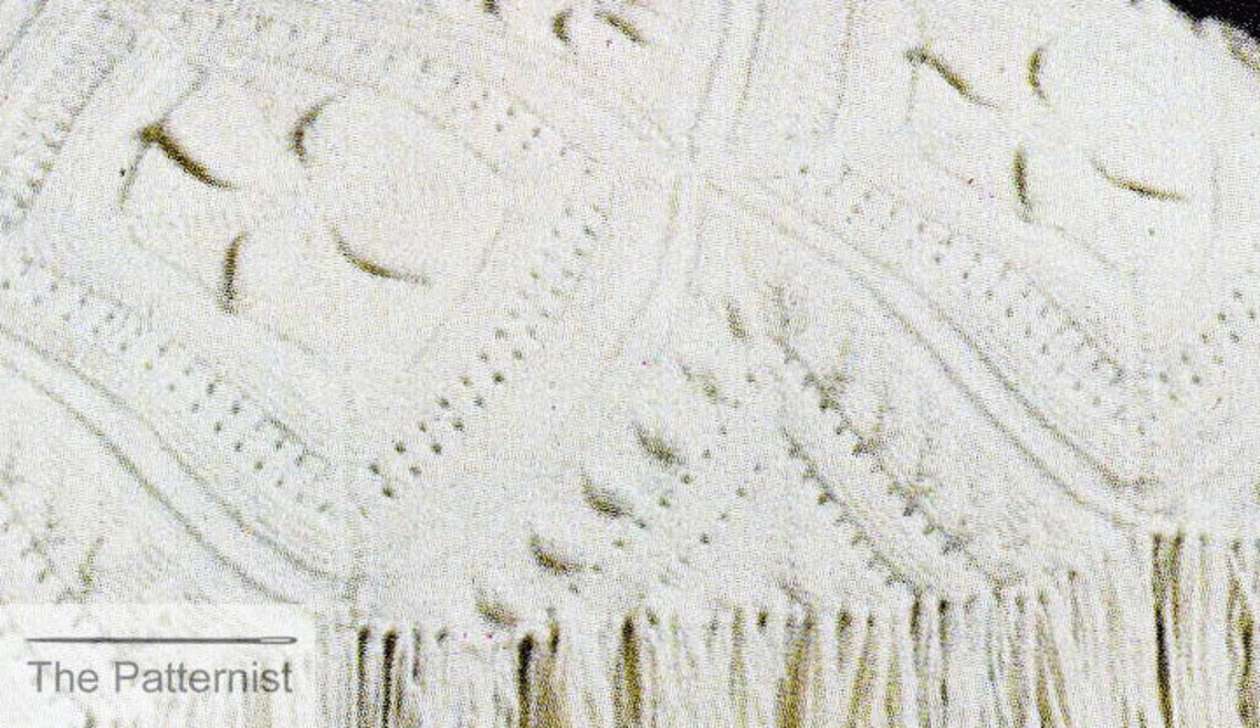 Colonial Bedspread Knitting Pattern Vintage 70s Antique-style - Etsy