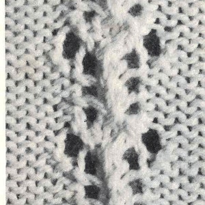 Vintage Knitting Pattern for Pointelle Capelet 60s Knitting Pattern for ...