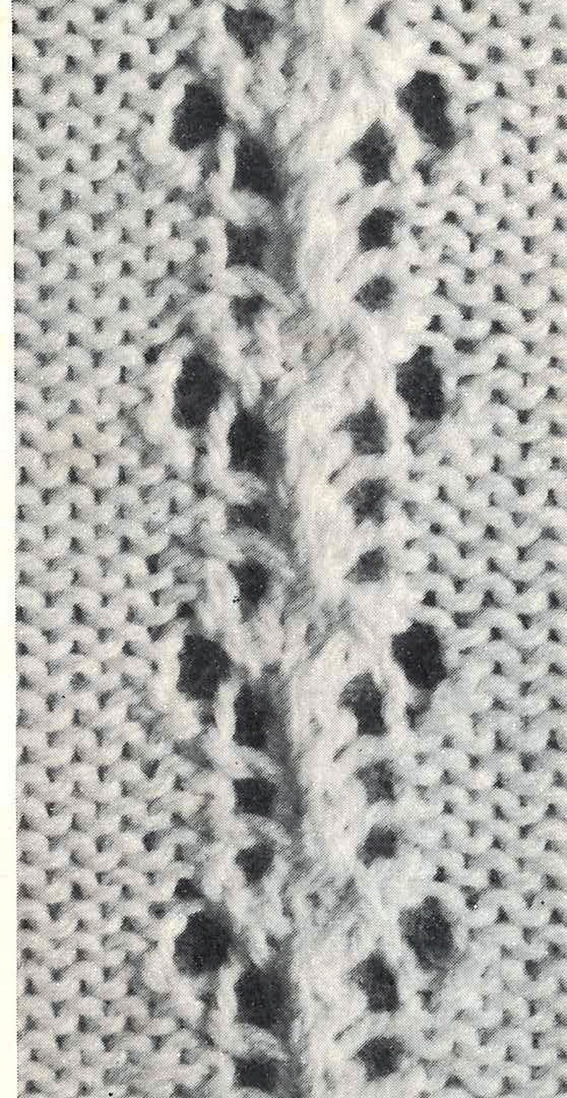 Vintage Knitting Pattern for Pointelle Capelet 60s Knitting | Etsy