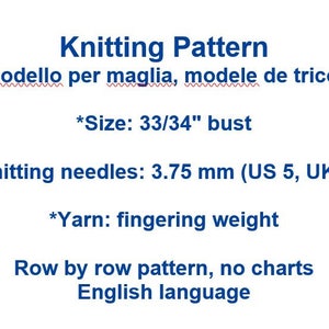 Vintage 50s Knitting Pattern for Women's Checkered Waistcoat Vest ...