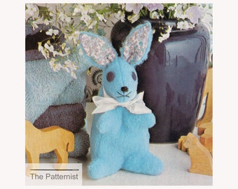 Rabbit Sewing Pattern Pdf for Instant Download, Bunny Rabbit Diy ...