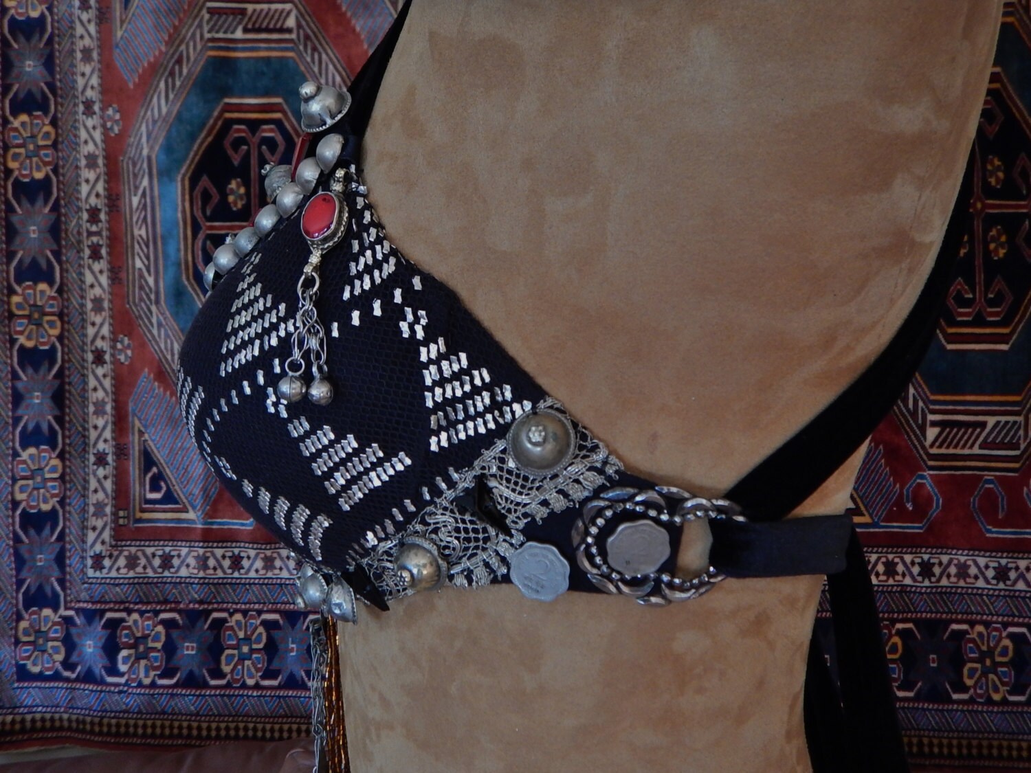 FOR CUSTOM ORDER, Bra, Assiut, Antique Belly Dance, Tribal Fusion ...