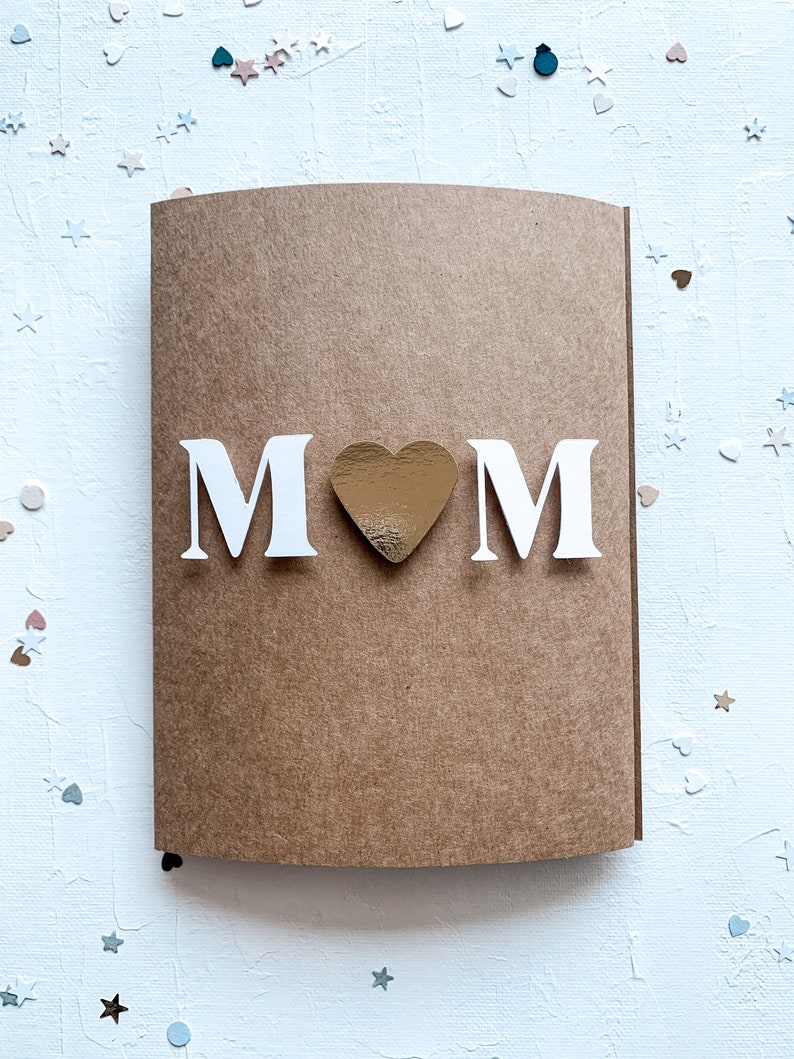 Mom Heart 3D Mother's Day Card - Etsy