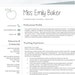 Teacher Resume Template for Word & Pages Apple Resume - Etsy