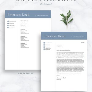 Executive Resume Template | Professional Resume Template for Word ...