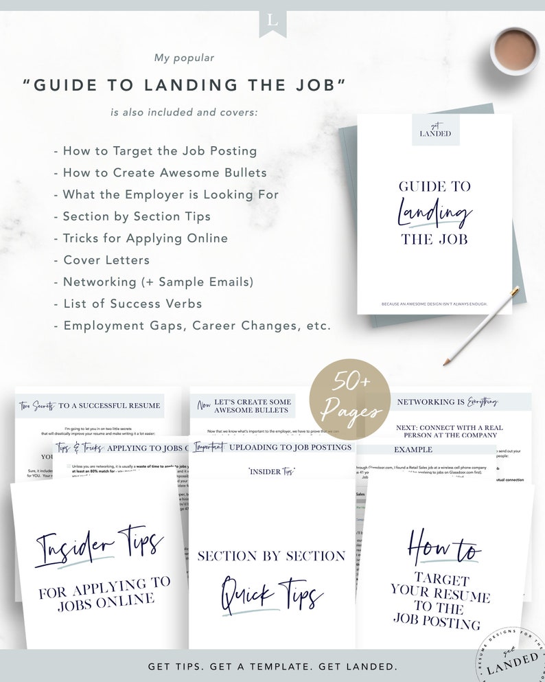 professional-resume-template-for-word-pages-professional-etsy