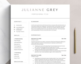 Cover Letter Template | Etsy