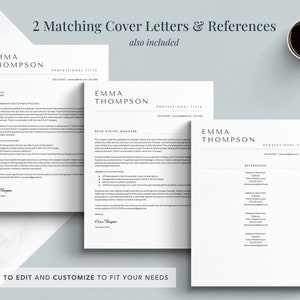 Modern ATS Resume Template for Google Docs, Word and Apple Pages ...