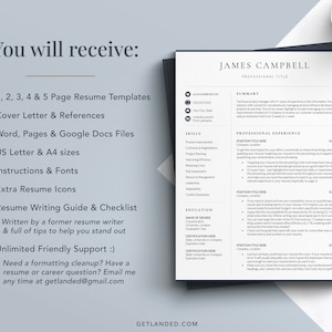 Executive Director Resume Template for Google Docs, Word & Pages ...