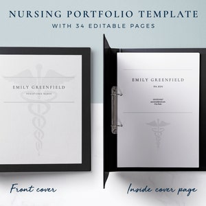 Nursing Portfolio Template for Google Docs & Word With ATS Friendly ...