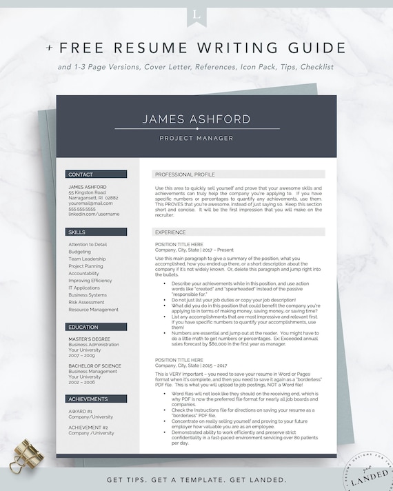 Resume Template Download Word