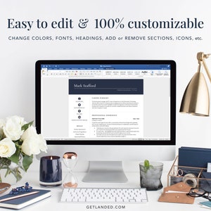Executive Resume Template for Google Docs, Word & Pages | 1, 2, 3 Page ...