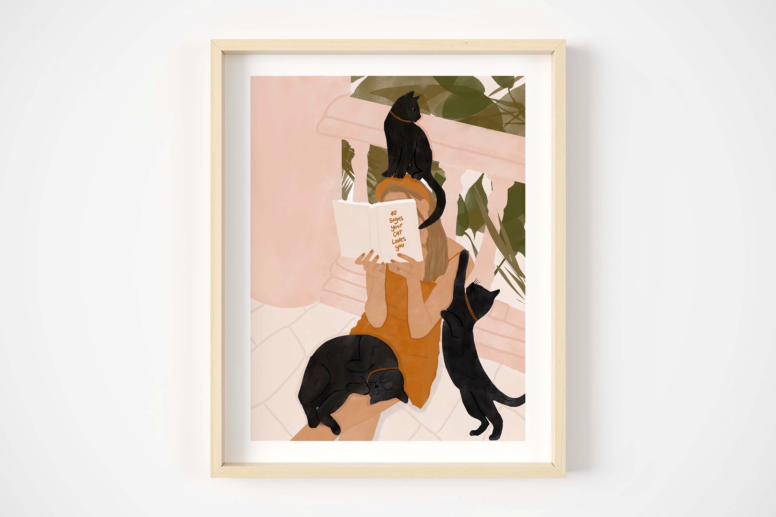 Crazy Cat Lady Paintings