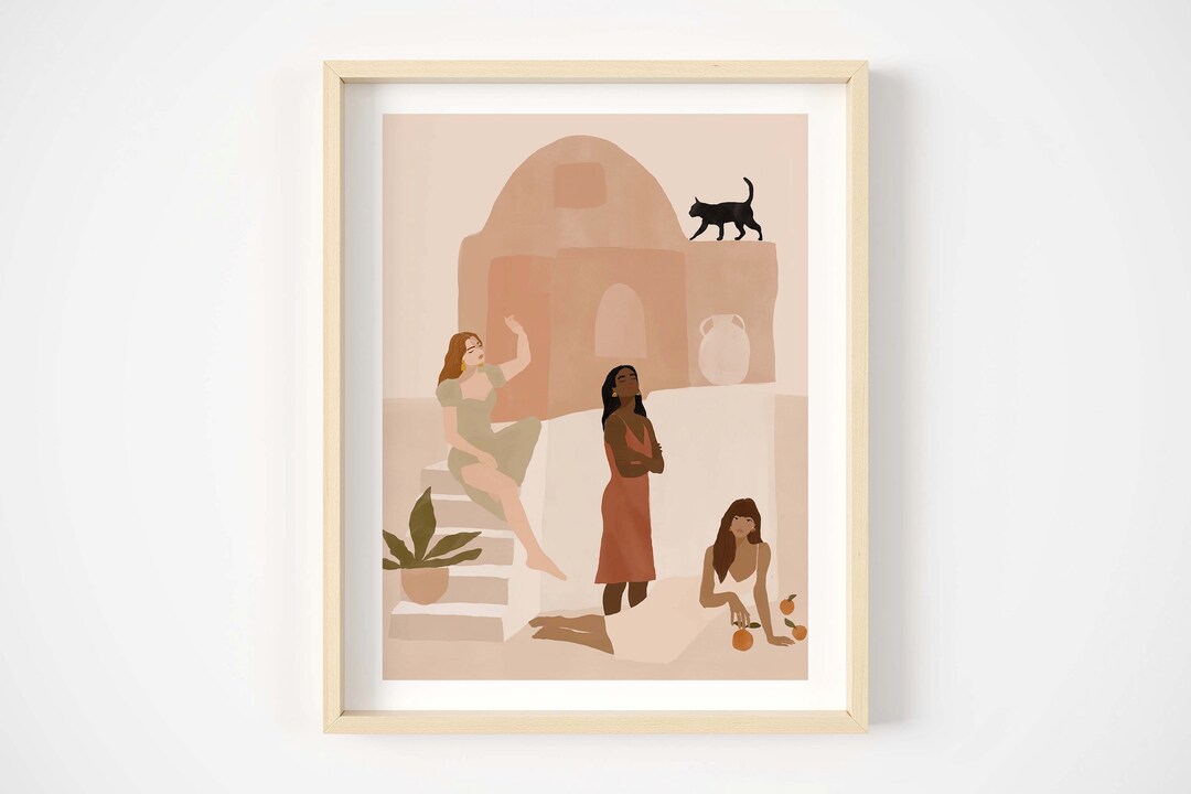 Women Empowerment Art Print Diversity Art Print Female Etsy