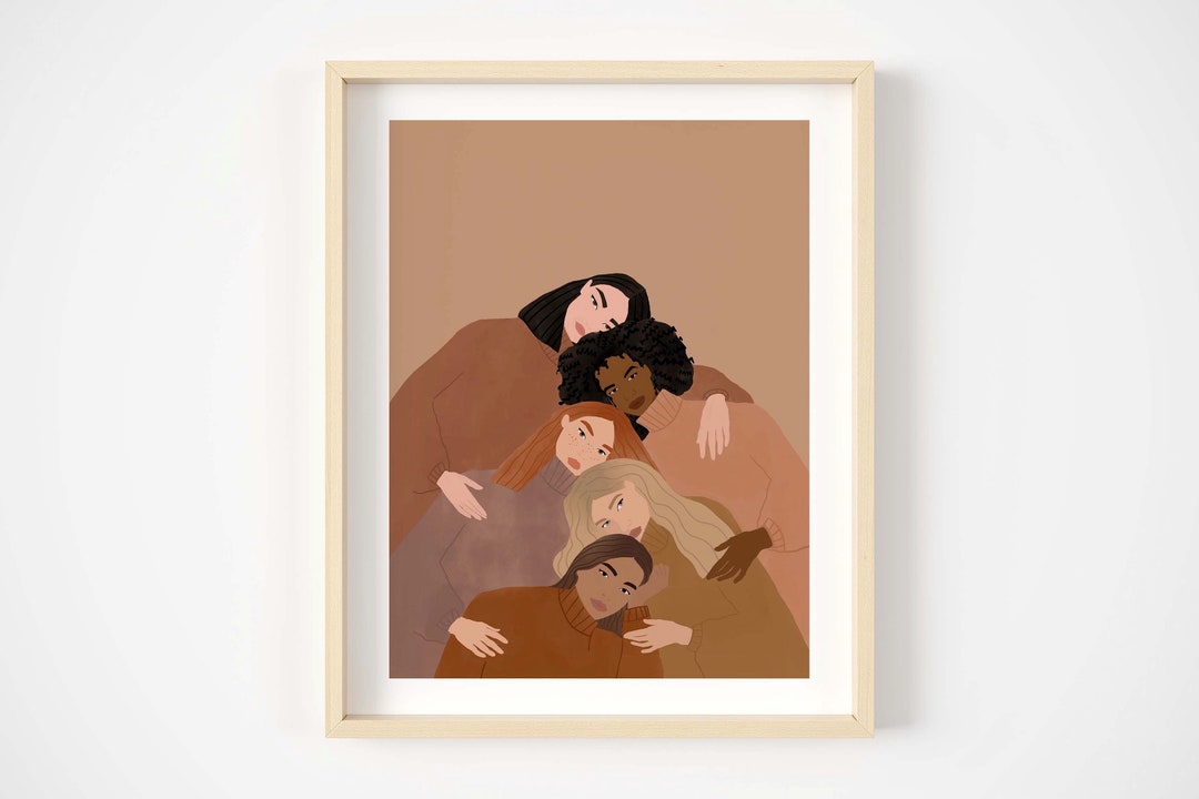 Women Empowerment Art Print Diversity Art Print Female Empowerment