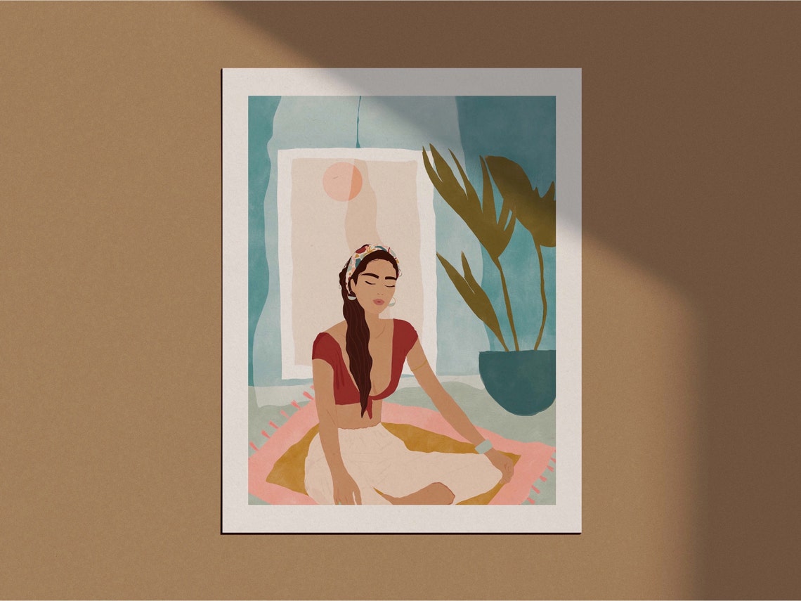 Yoga Print Yoga Studio Decor Yoga Artwork Yoga Wall Art | Etsy