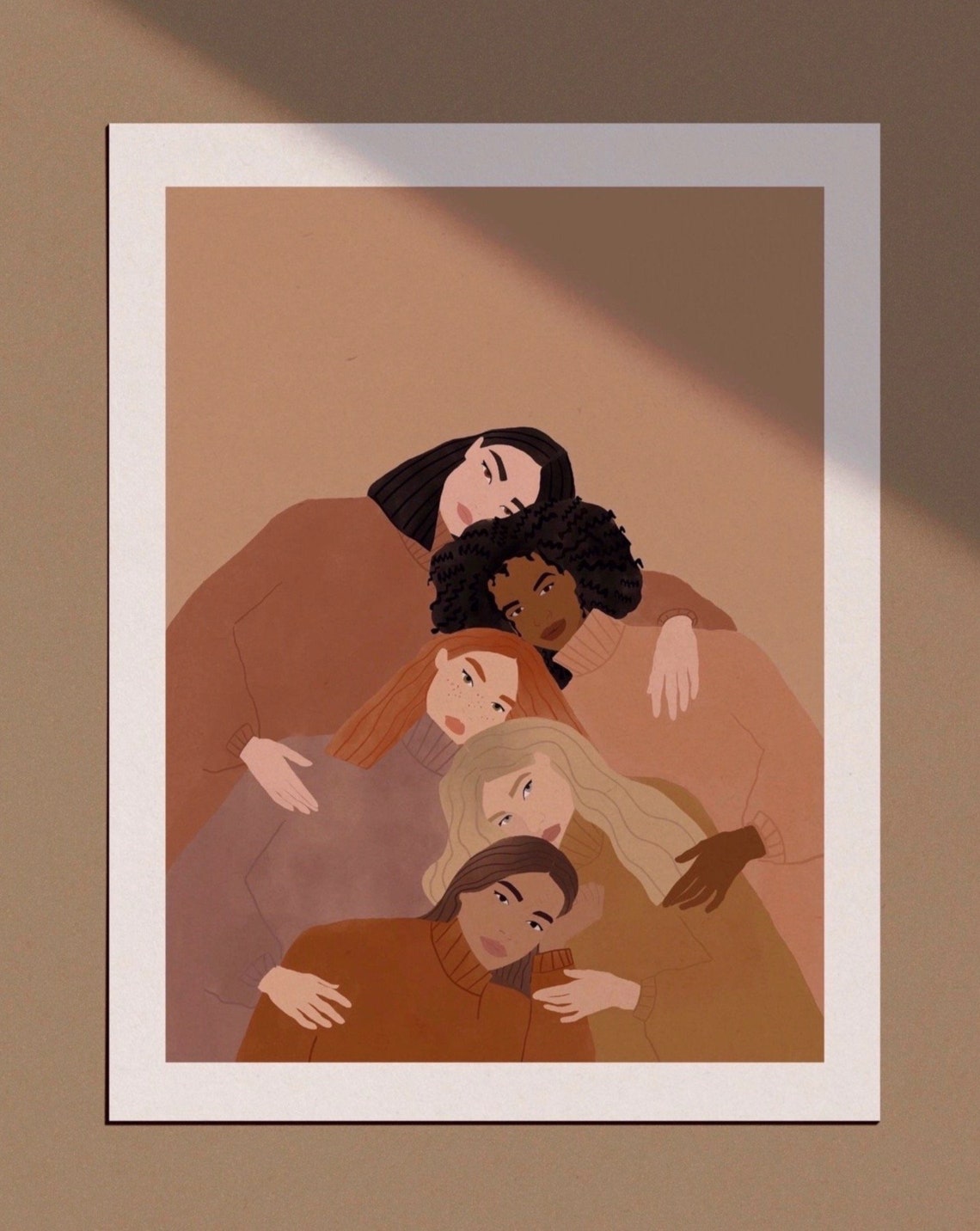Women Empowerment Art Print Diversity Art Print Female Etsy