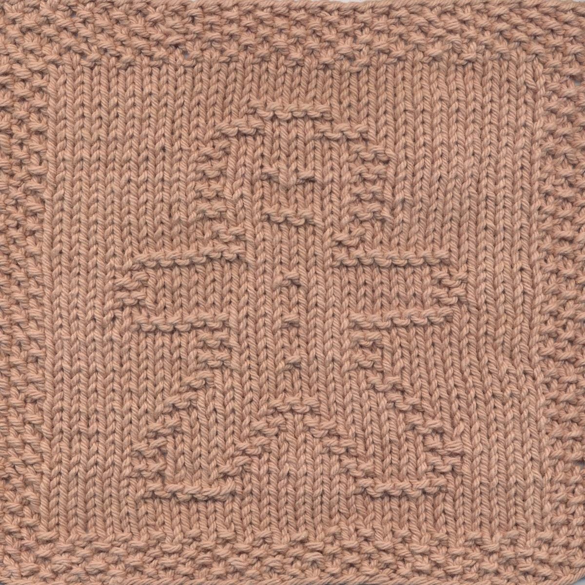 Gingerbread Man Knit Dishcloth Pattern Only *PDF Digital Download* - Etsy