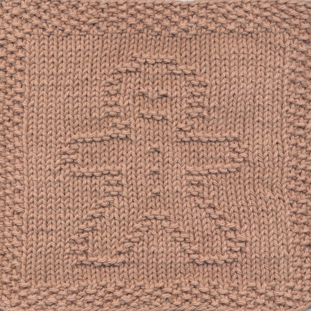 Gingerbread Man Knit Dishcloth Pattern Only PDF Digital Download - Etsy