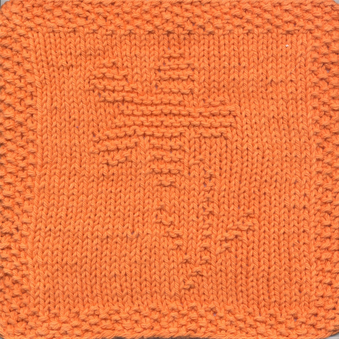 Flower Knit Dishcloth Pattern Only PDF Digital Download - Etsy