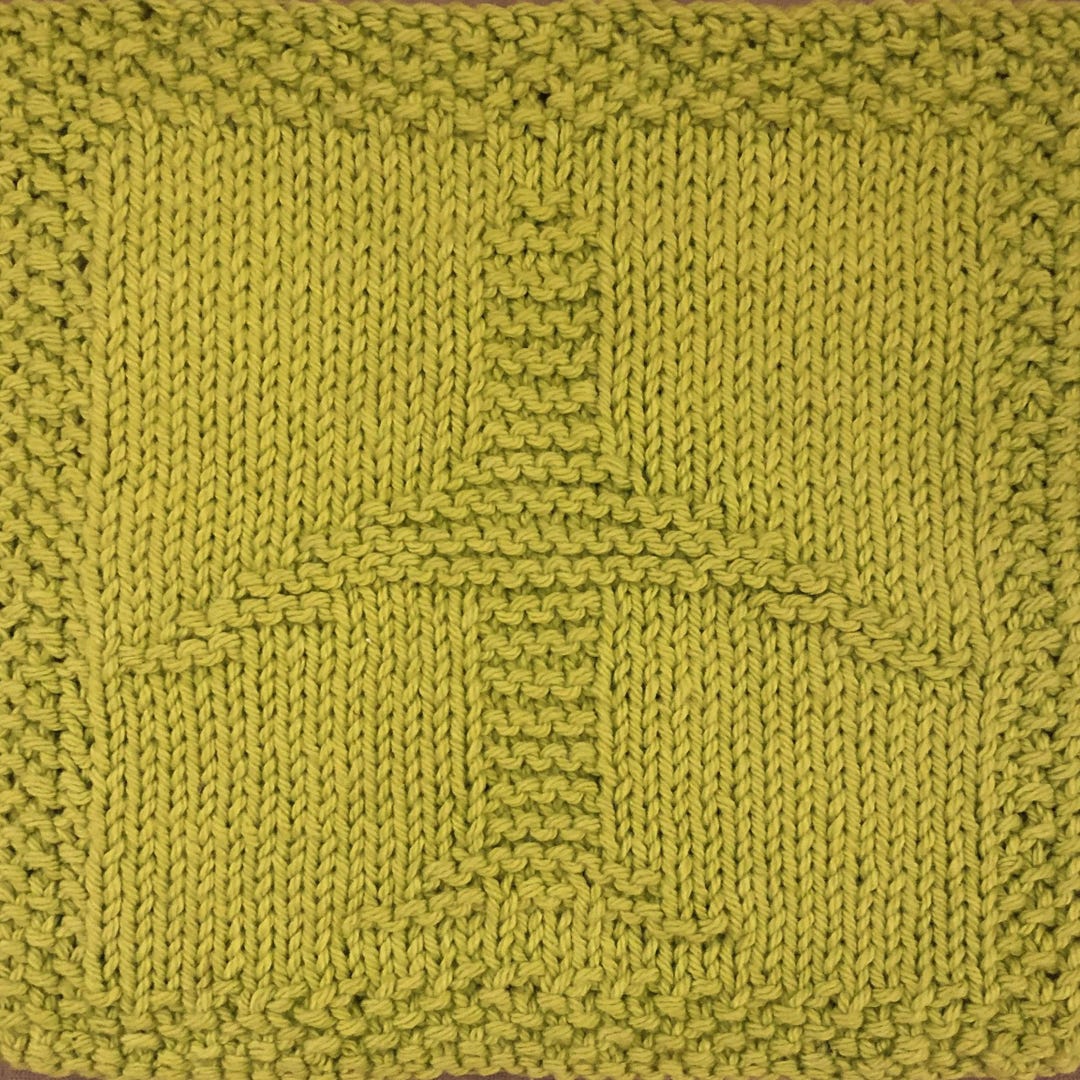 Airplane Knit Dishcloth Pattern Only *PDF Digital Download* - Etsy