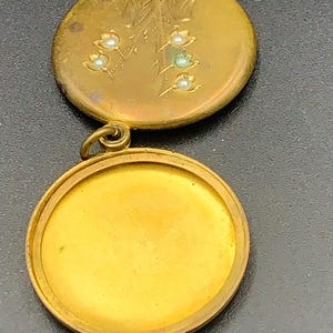 Vintage Locket, Lilly of the Valley Motif, Art Nouveau - Etsy