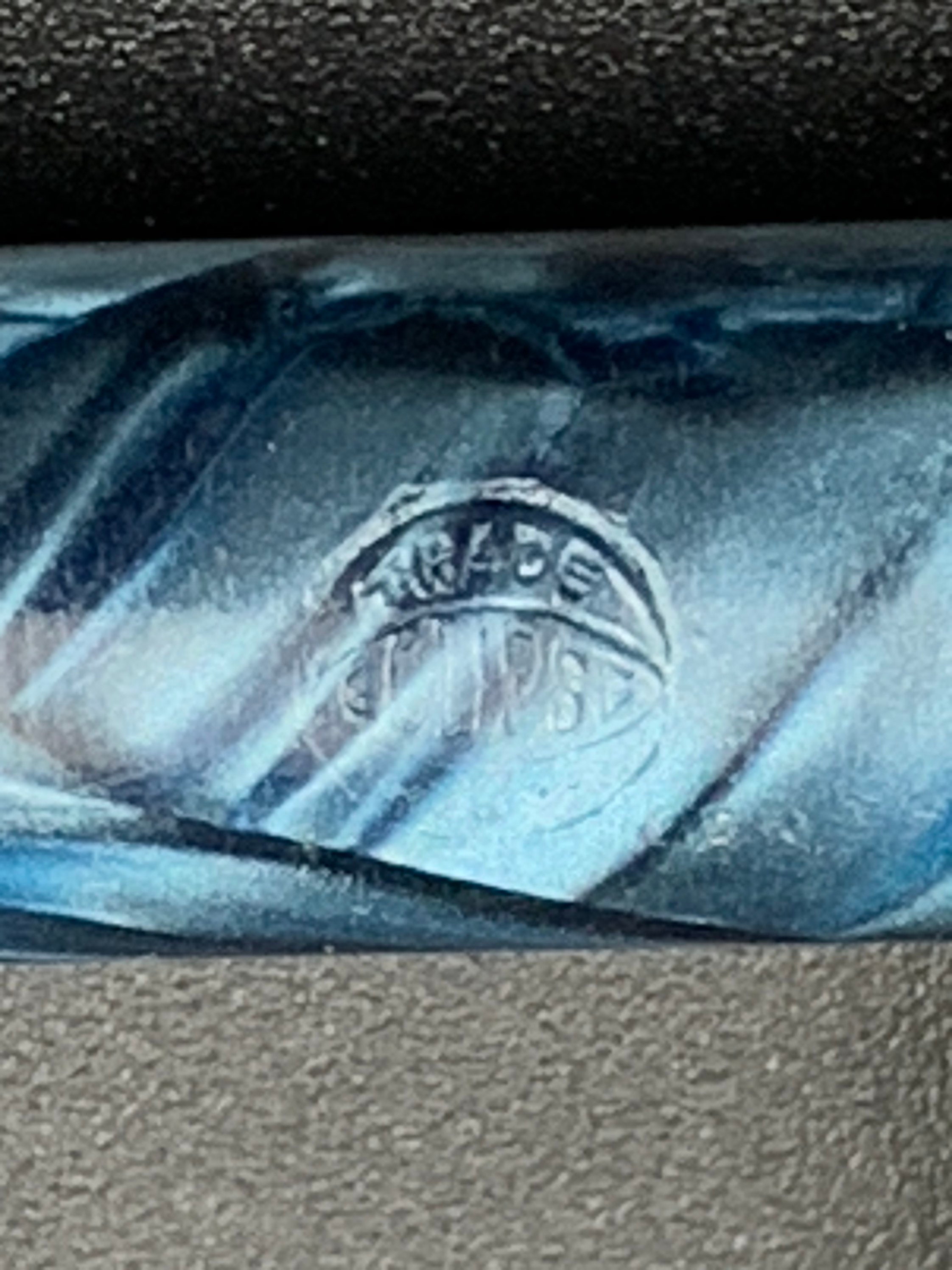 Eclipse Streamline Fountain Pen, Marbled Iridescent Blue, USA - Etsy