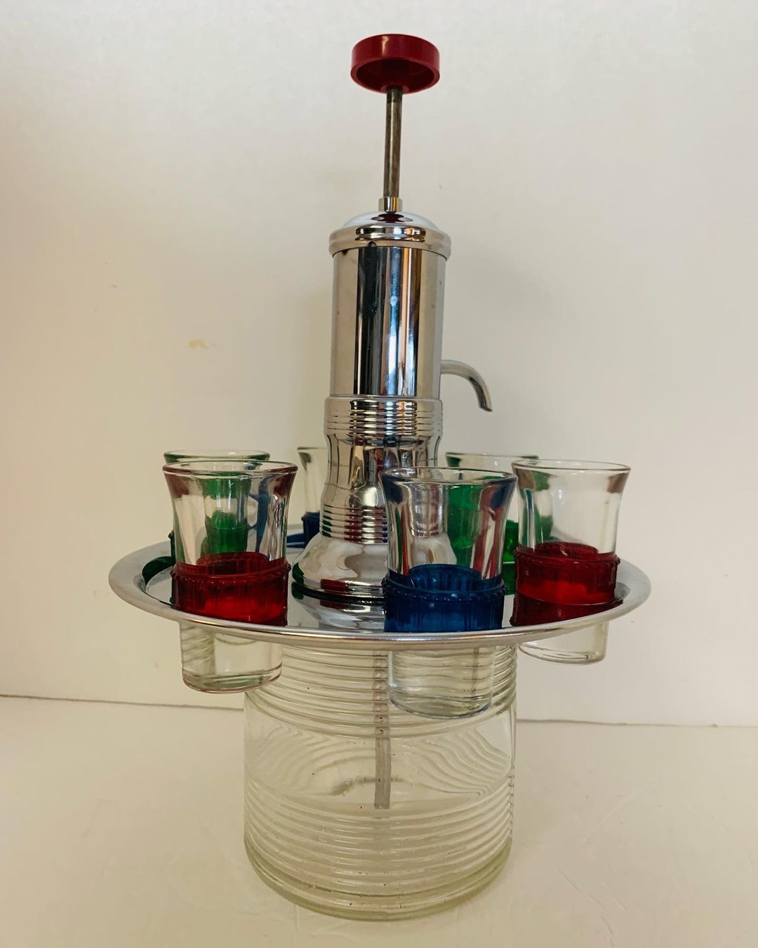 Vintage Drink Dispenser, 1970s, Madmen, Shots, Shot Glasses - Etsy