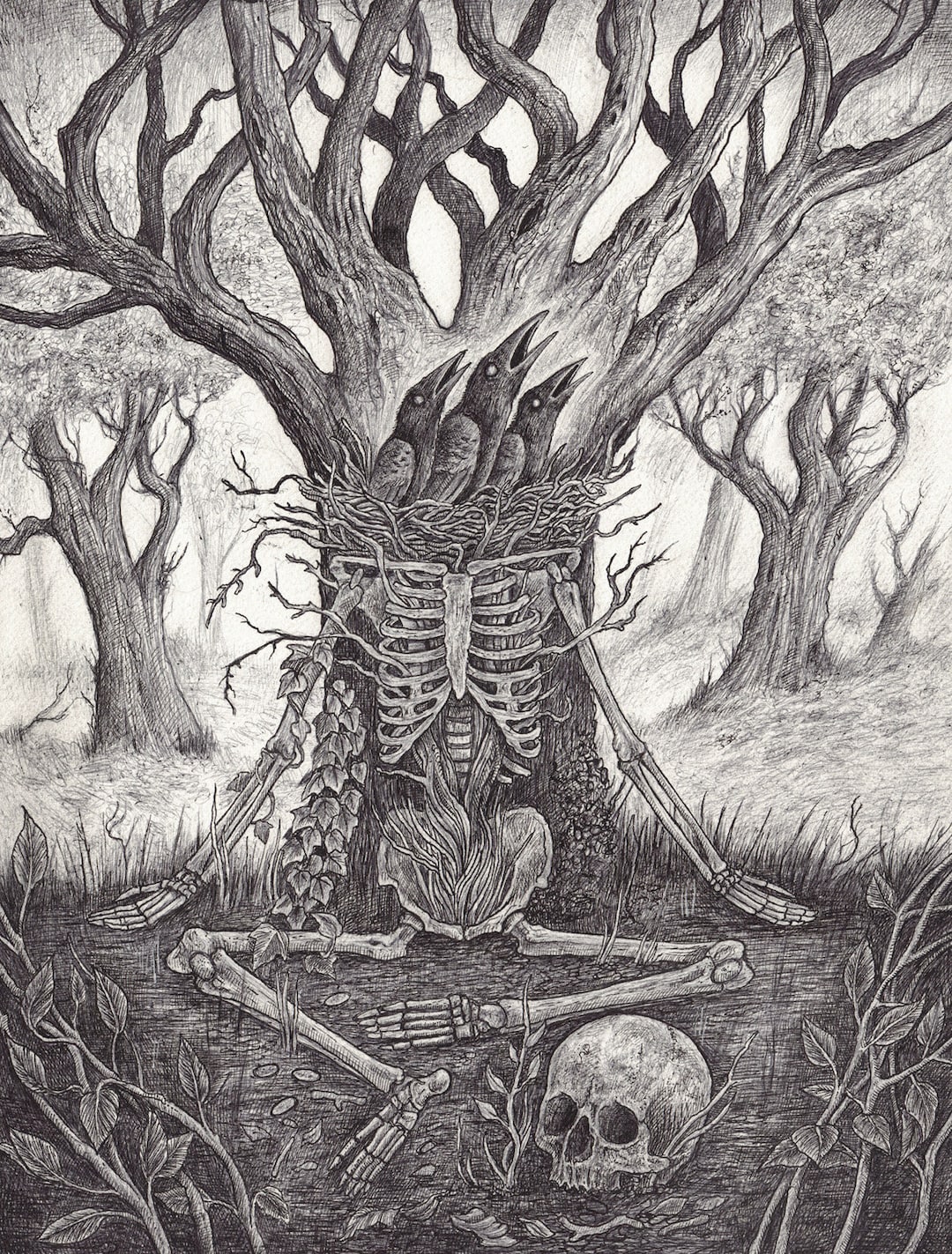 Three Heads Are Better.... Original Drawing - Etsy