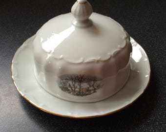 Avon butter dish | Etsy