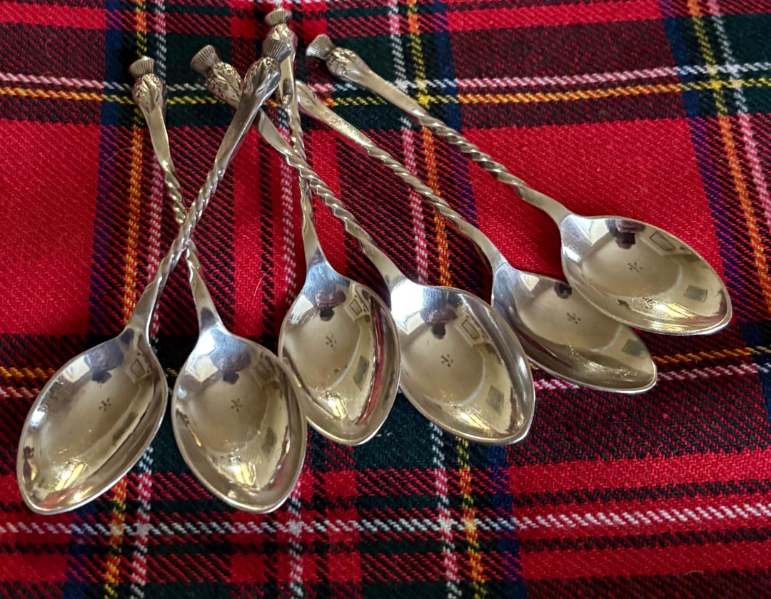 Vintage John Batt, Silver Plate JB S EPNS Made in England Thistle ...